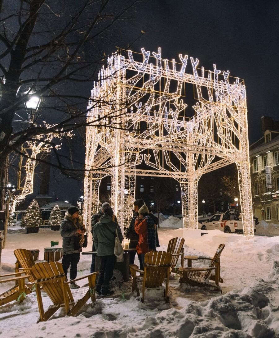 Saint-Paul West Winter Station and Winter Rest Areas in Old Montreal